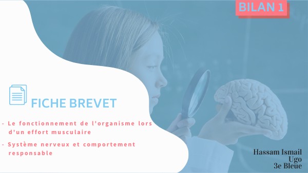 Fiche brevet SVT 1