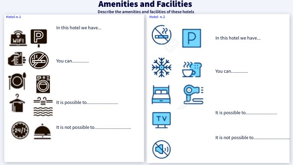amenities and facilities | Genially