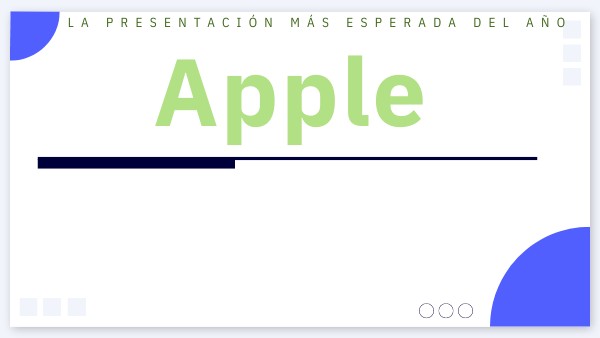 PRESENTACIÓN DE APPLE