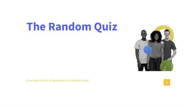 The Random Quiz | Genially