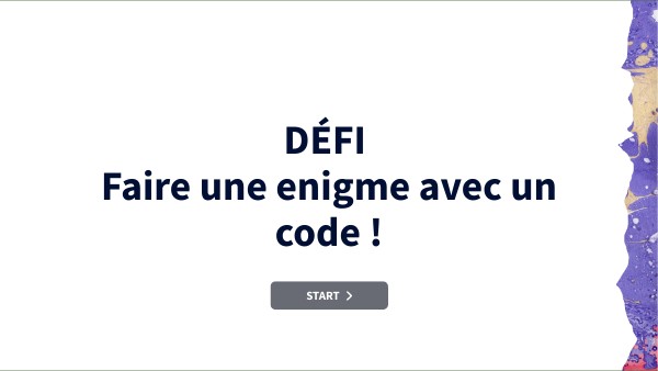 Genially Bases - Défi Code
