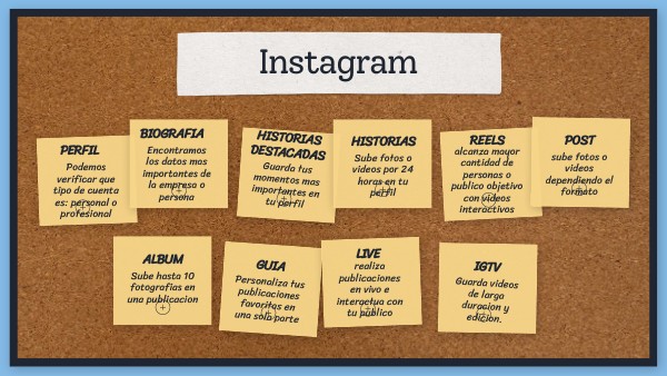 Funciones Instagram | Genially