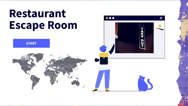 French Club: Restaurant Escape Room | Genially