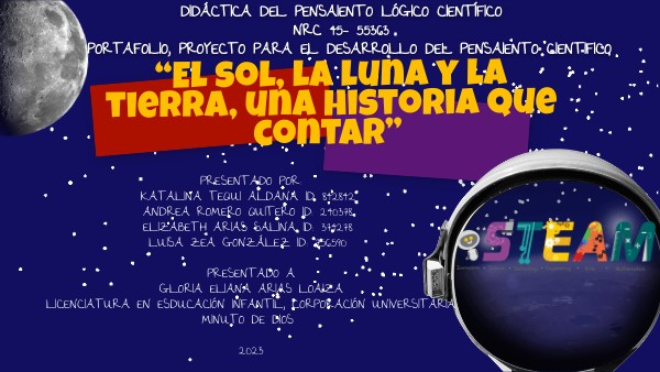 El sol, la luna y la tierra | Genially