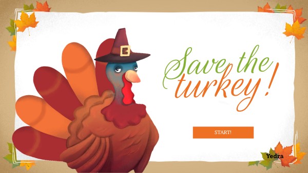Save the turkey! Thanksgiving Escape Room | Genially