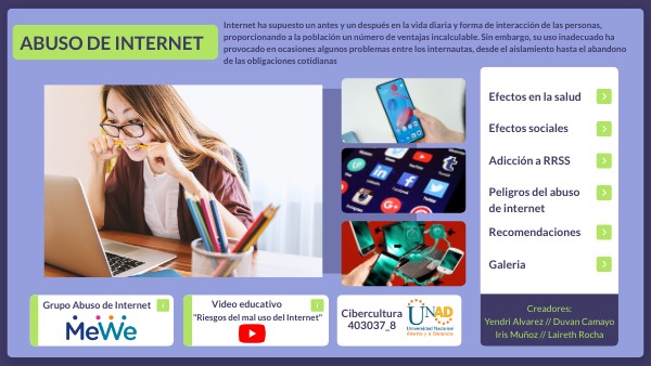 Abuso de internet | Genially