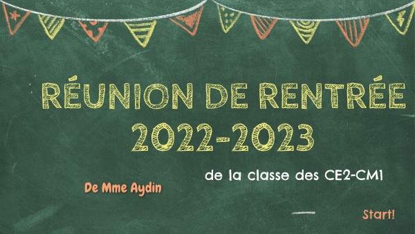 présentation cp | Genially