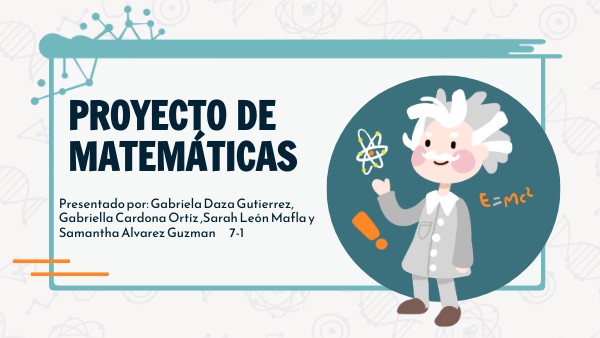 PROYECTO DE MATEMATICAS