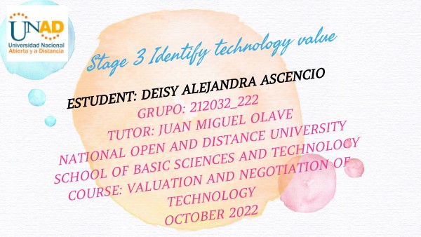 Stage 3 Identify technology value | Genially