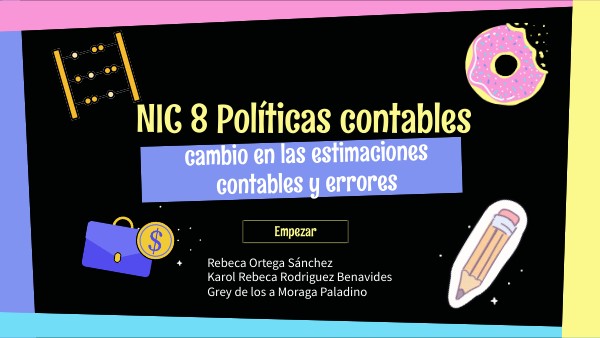 PRESENTACIÓN NIC 8 | Genially