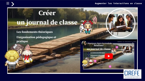 Créer un journal de classe | Genially