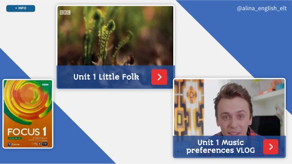 Focus 1 VIDEo unit 1 | Genially