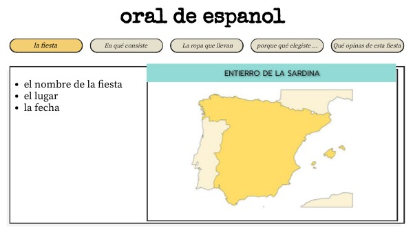 oral d'espagnol