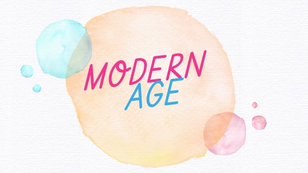 MODERN AGE 5º
