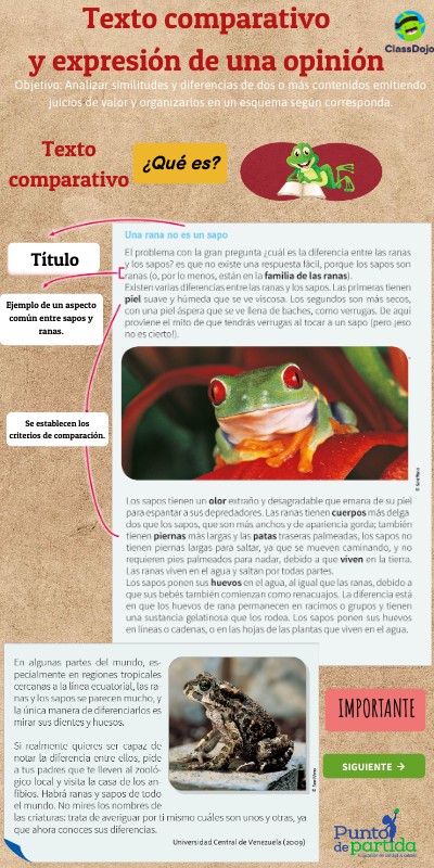 TEXTO COMPARATIVO | Genially