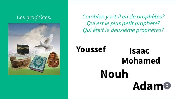combien y a-t-il eu de prophètes?
