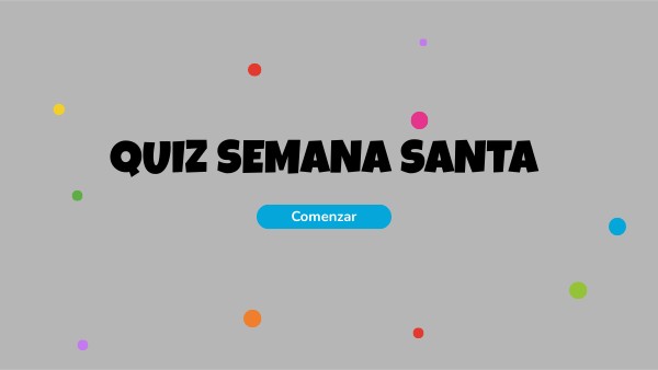 quiz semana santa | Genially