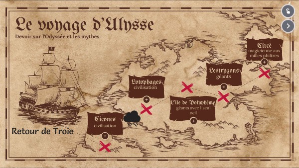Le voyage d'Ulysse | Genially