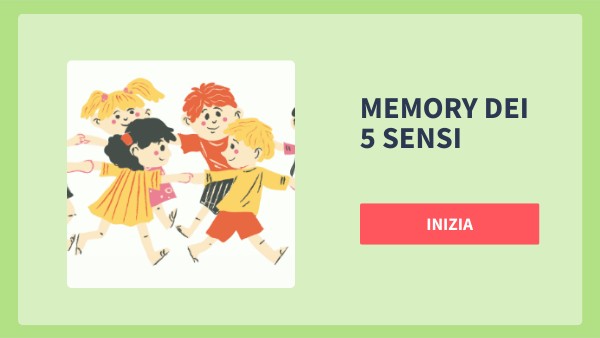 memory 5 sensi | Genially