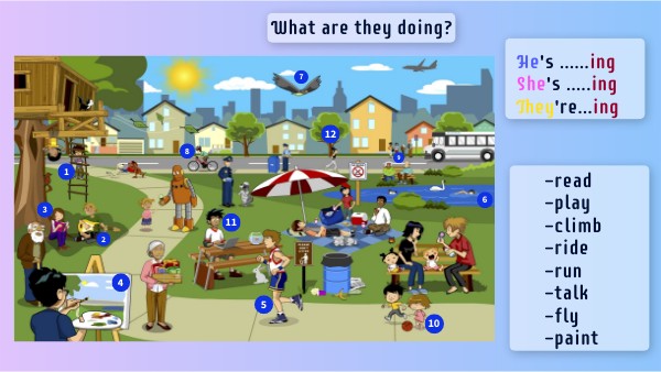 Present continuous | Genially