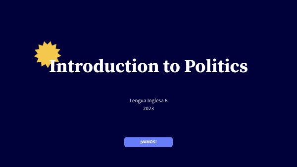 INTRO TO POLITICS