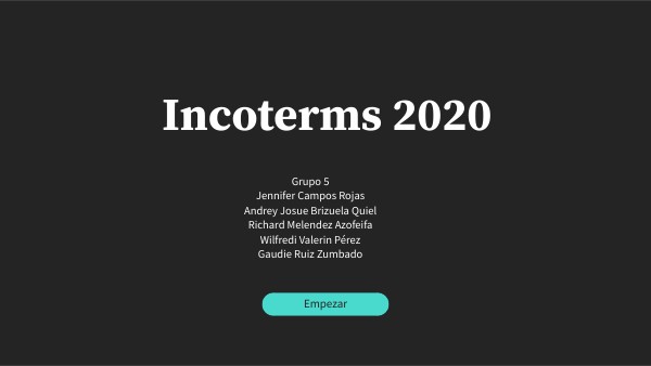 Presentación Incoterms | Genially