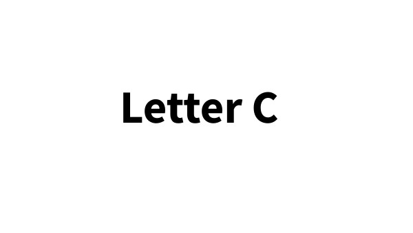 Letter C | Genially