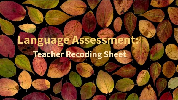 Language Assessment:
