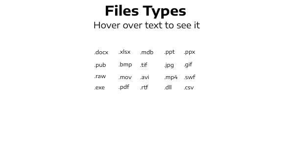 File Types | Genially