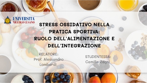 STRESS OSSIDATIVO NELLA PRATICA SPORTIVA