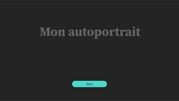 Mon autoportrait - Robin