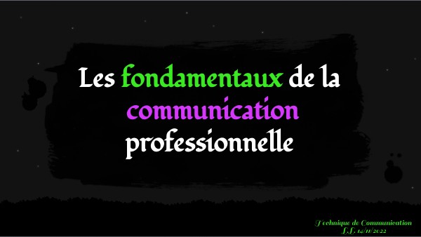 Séquence 1 : La communication | Genially