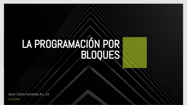 La programación por bloques | Genially