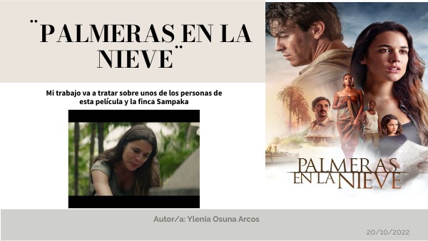 Palmeras en la nieve