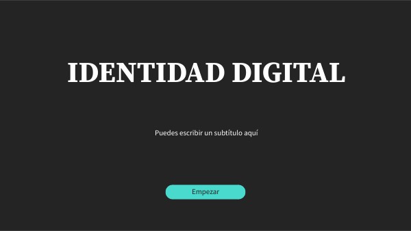 identidad digital