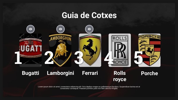 Guia de Cotxes | Genially