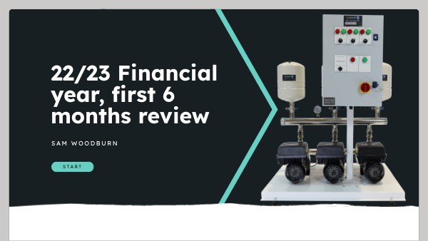 6 month review - 22/23, SW Sales