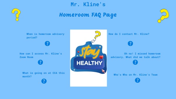 Kline's Homeroom Resources