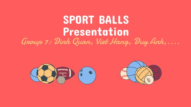 SPORT BALLS PRESENTATION | Genially