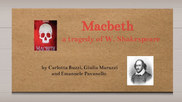 Macbeth - summer assignment