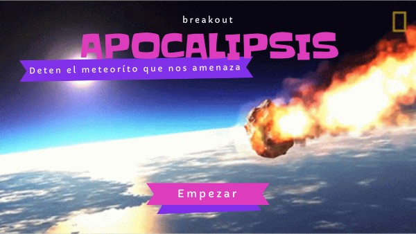 BREAKOUT APOCALIPSIS-Grupo Sagan | Genially