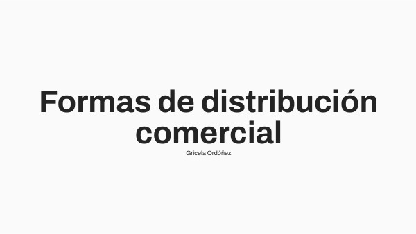 ESQUEMA DISTRIBUCIÓN COMERCIAL | Genially