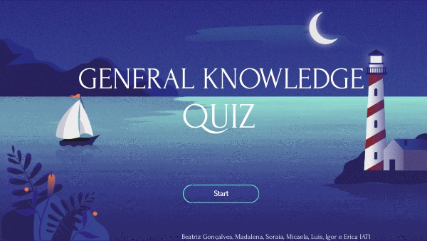 General Knowledge Quiz | Genially