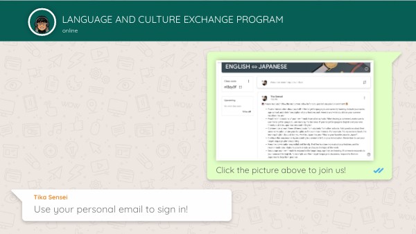 Lang&Culture Exchange Program Link