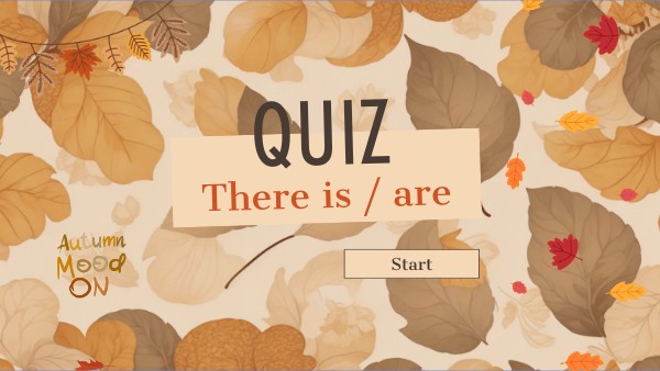 There is / are Quiz | Genially