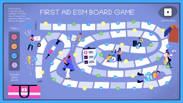 FIRST AID ESM BOARD GAME
