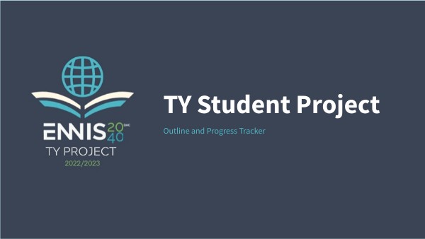 TY Project Progress Tracker