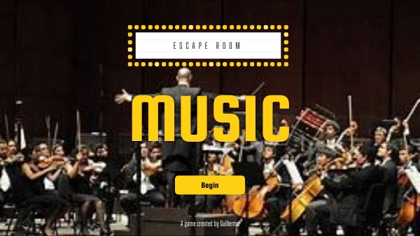 MUSIC ESCAPE ROOM | Genially