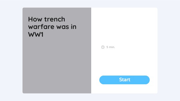 Trench warfare game