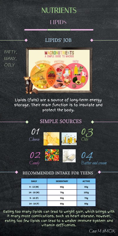 Nutrient Poster - LIPIDS | Genially